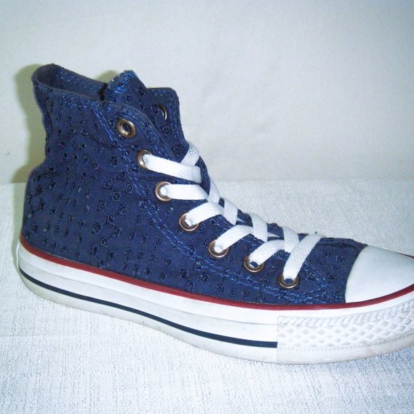 Converse | Shoes | Convers All Stars Perforated Tennis Shoes | Poshmark